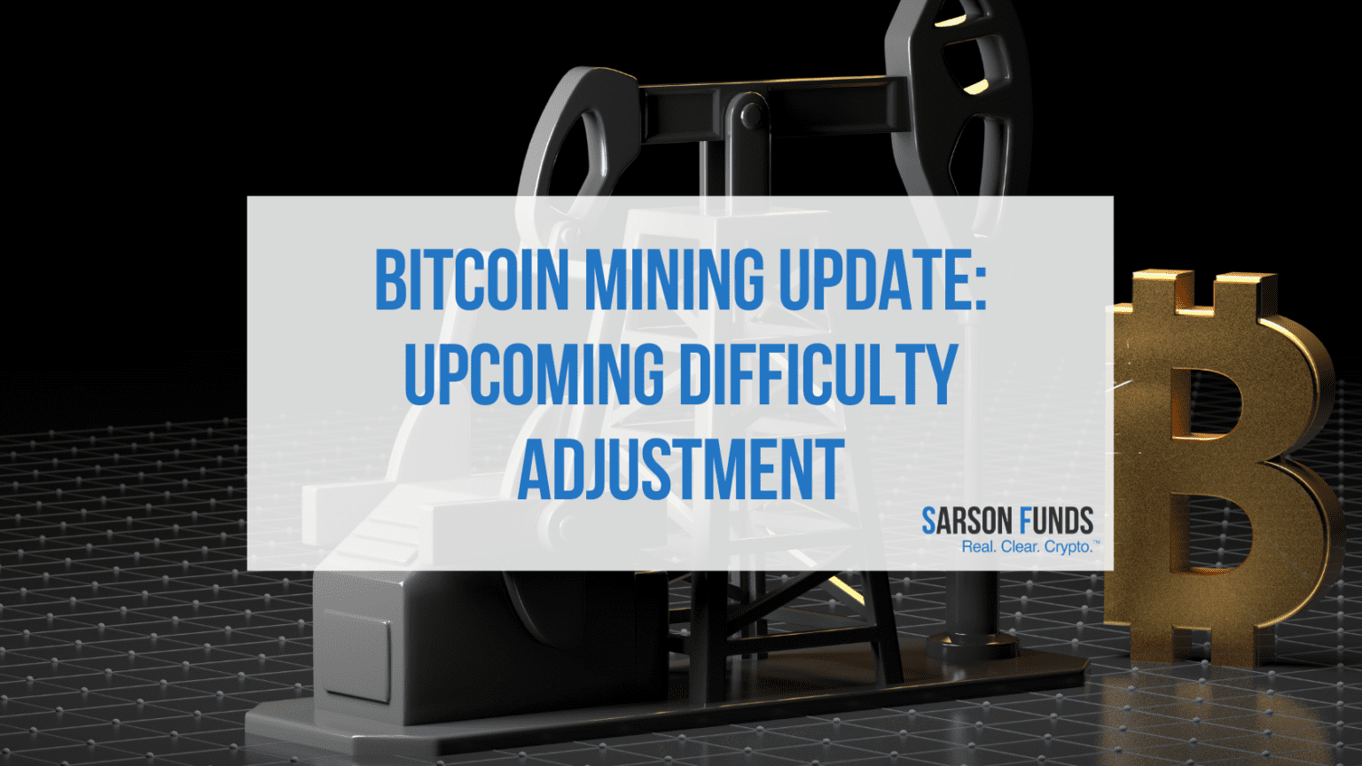 Bitcoin Mining Update: Upcoming Difficulty Adjustment